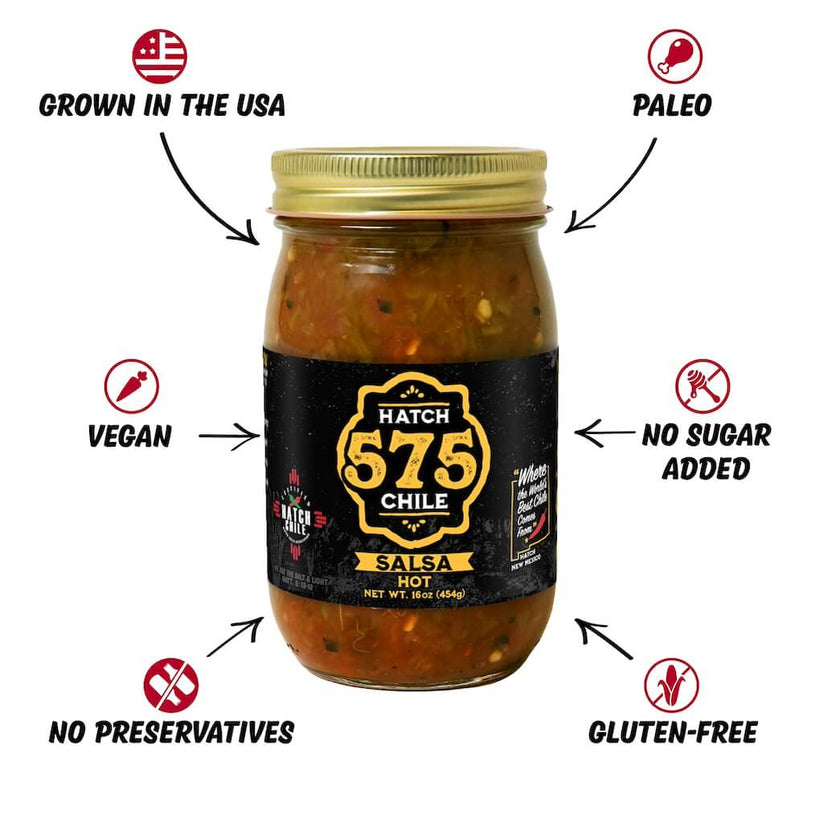 575 Hatch Green Chile Salsa | The Fresh Chile Company