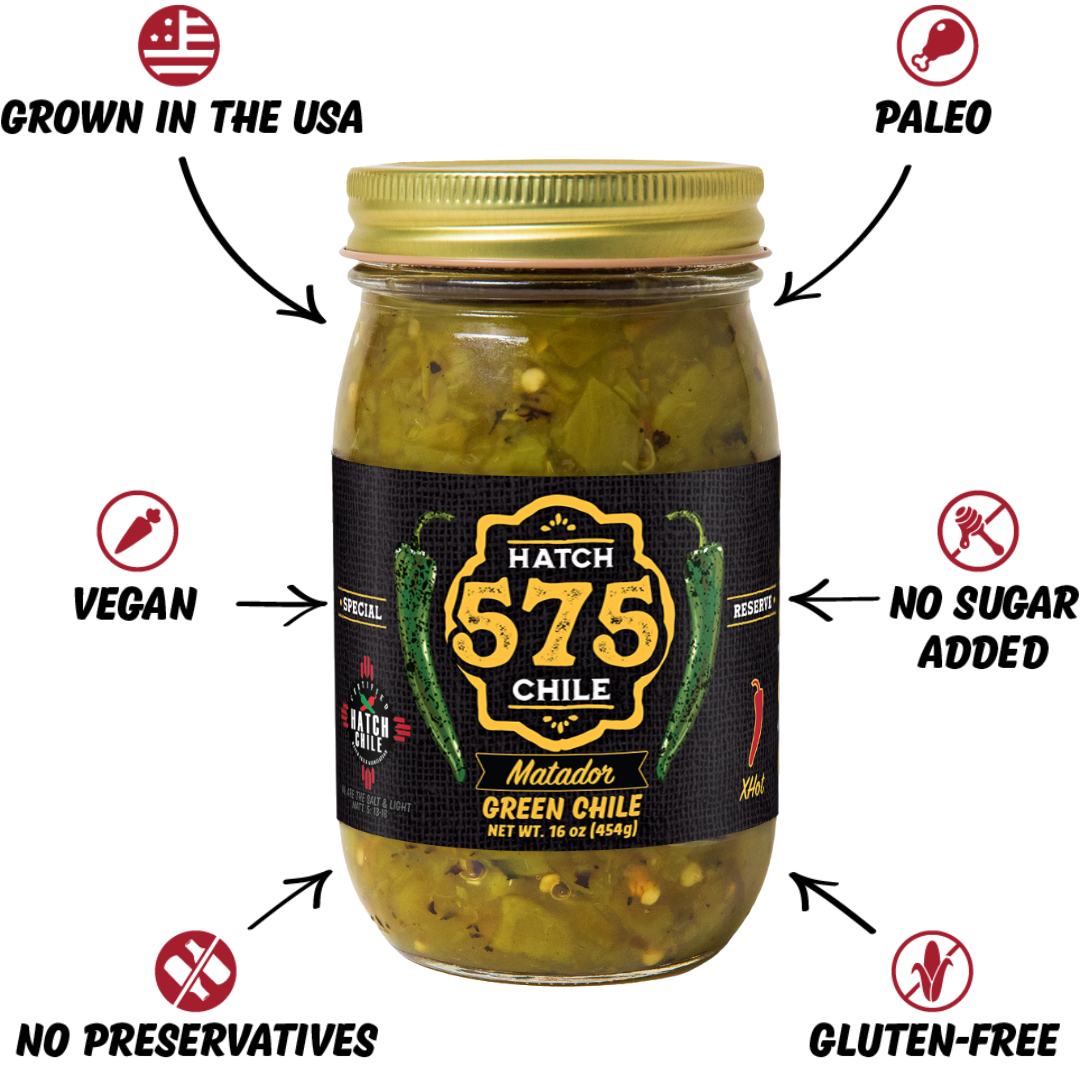 575 Matador Hatch Green Chile (XHot) | Fresh Chile