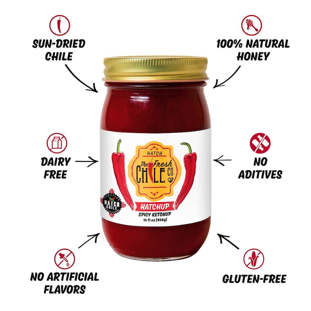 Hatchup - Spicy Hatch Red Chile Ketchup | The Fresh Chile Co