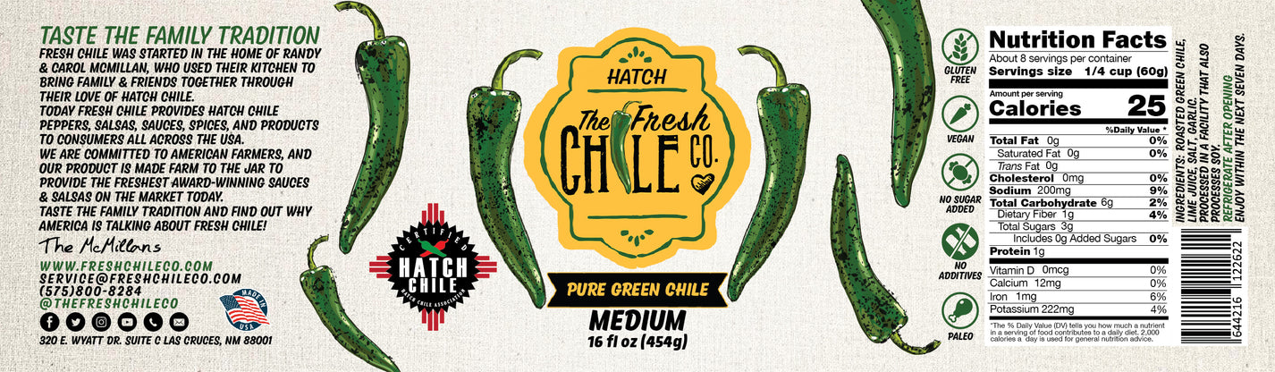 Pure Hatch Green Chile | Fresh Chile