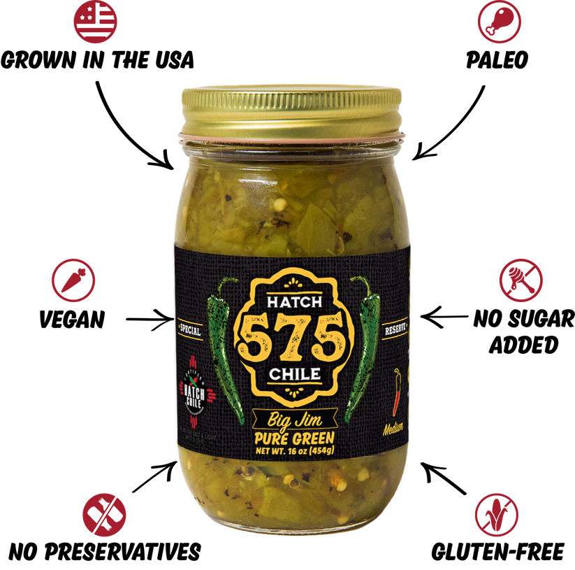 Pre-Order | 575 Big Jim Hatch Green Chile (Medium)